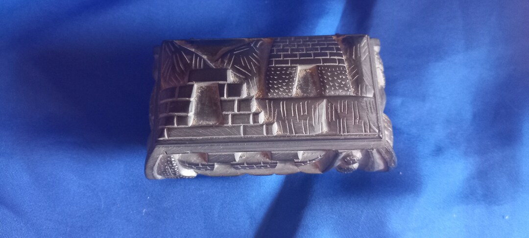 Peruvian Soapstone Tricket Box . - Etsy