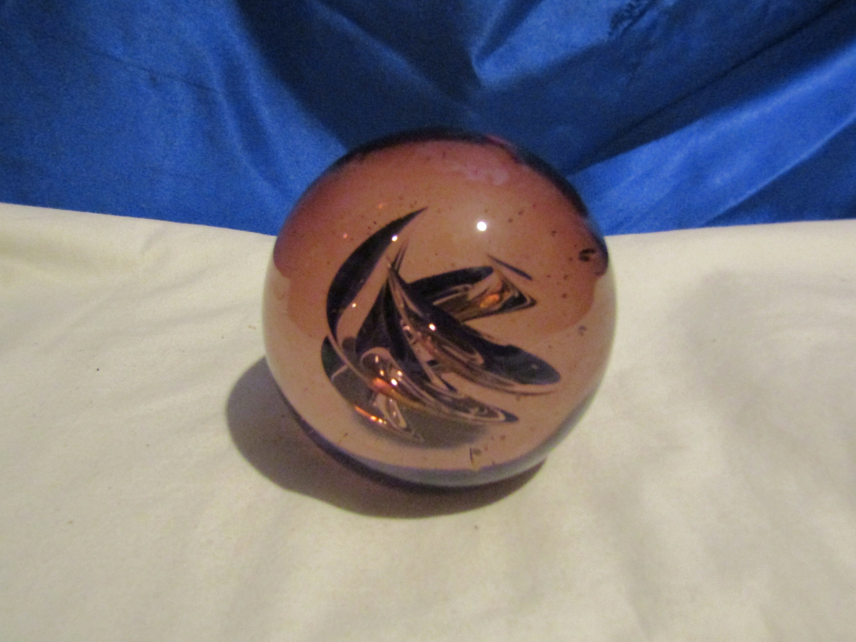 Vintage Parlane Lilac Paperweight con 3 Spirels Controlados - Etsy México