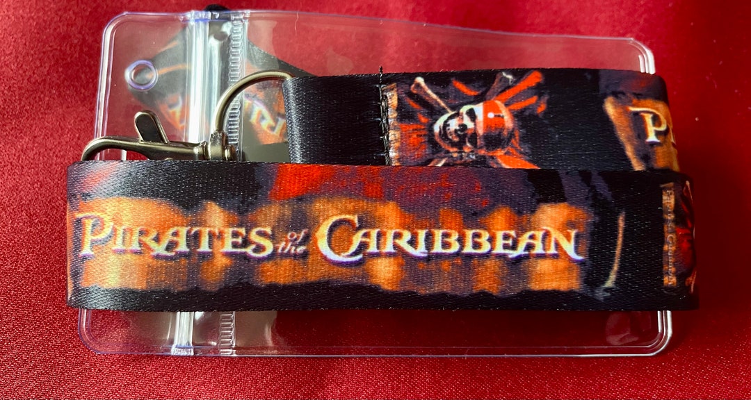 Caribbean Pirates Lanyard & ID Holder Bus Pass/keys/neck Strap/gift - Etsy