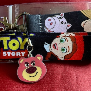 Disney Toy Story Lanyard, Lotso Charm & ID Holder Bus Pass/keys/neck ...