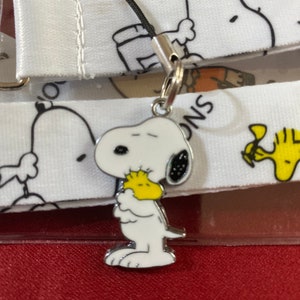 Snoopy Lanyard, Snoopy Charm & ID Holder Bus Pass/keys/neck Strap/gift ...