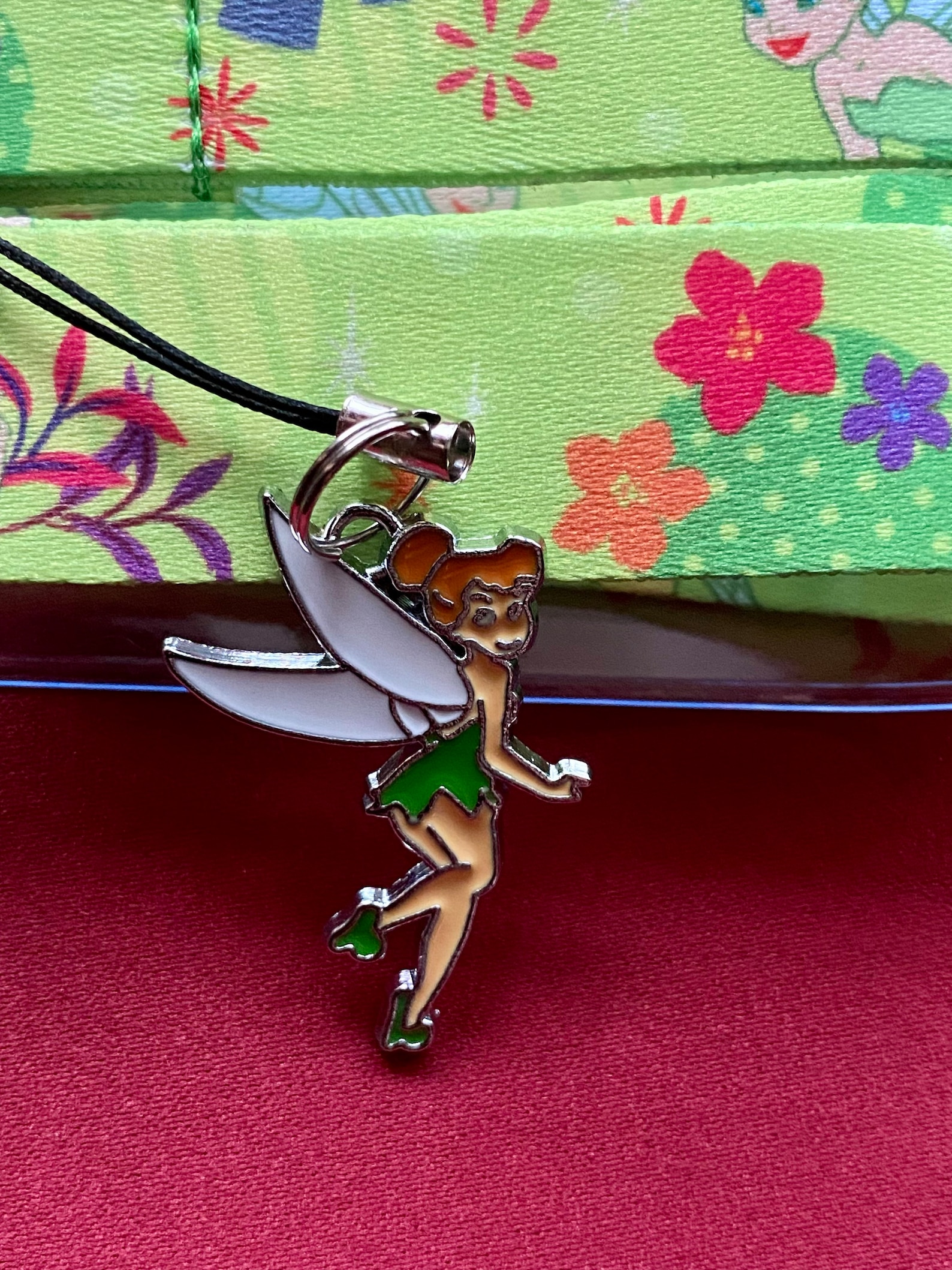 Disney Tinkerbell / Fairy / Fairies Lanyard, Tink Charm & ID Holder Bus ...