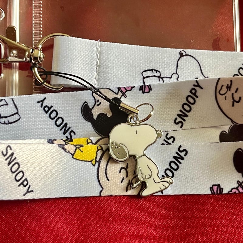 Snoopy Keychains Lanyard - Etsy UK