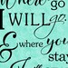 SVG, DXF & PNG Where You Go I Will Go ... - Etsy