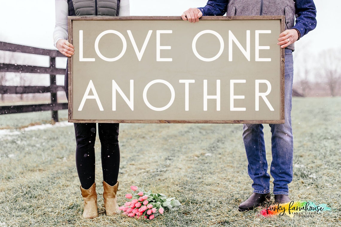 SVG & PNG love One Another - Etsy