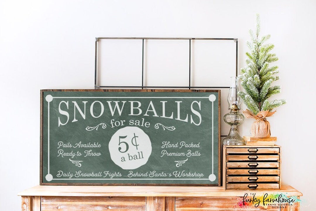 SVG, & PNG - "snowballs for Sale" - Snowball Fight Design - Christmas ...