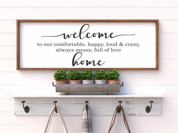 SVG & PNG welcome to Our Comfortable Happy Loud and | Etsy