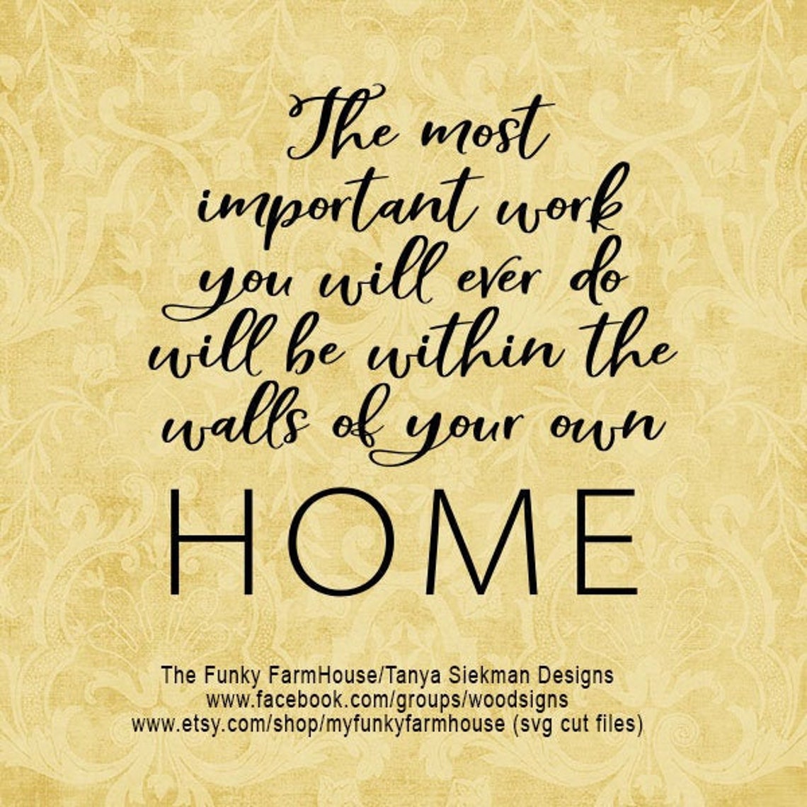 SVG & PNG the Most Important Work You Will Ever Do - Etsy