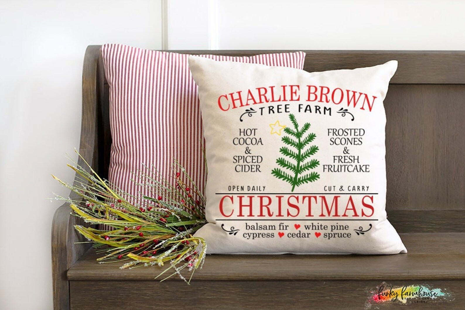 SVG, & PNG - "charlie Brown Tree Farm" - Christmas Decor - Tanya ...