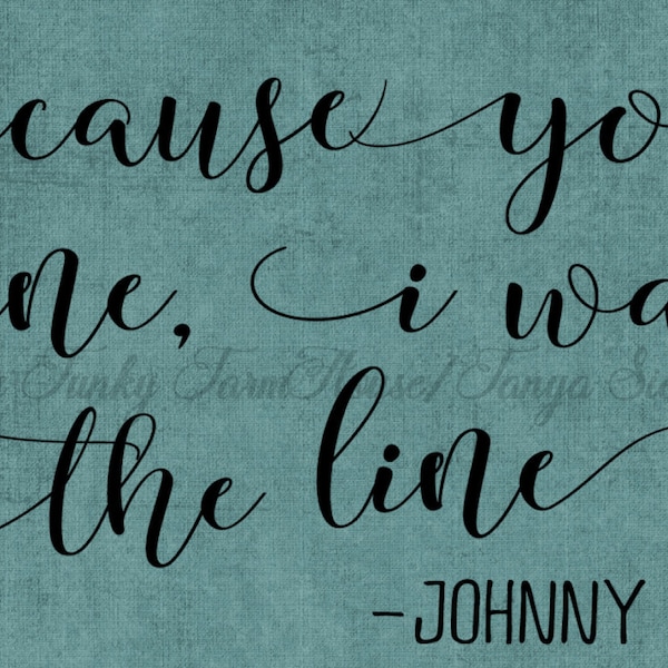 Walk the Line - Etsy