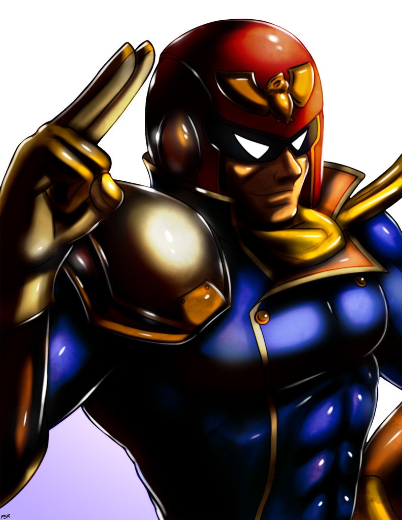 Captain Falcon Inspired Cap - Etsy