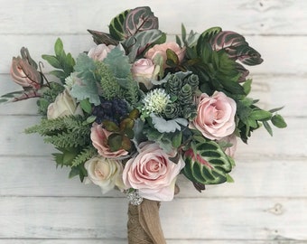 Dusty Pink Bouquet | Etsy