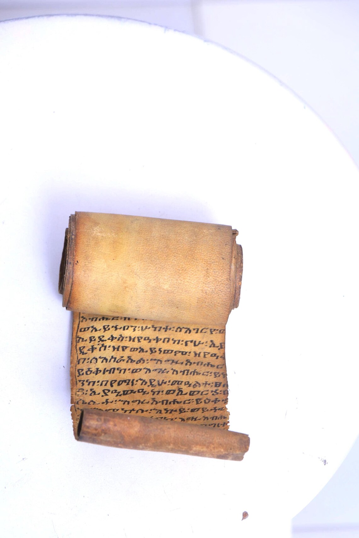 Antique MAGIC ETHIOPIAN SCROLL , Eritrean, Africa. Ethnographic ...