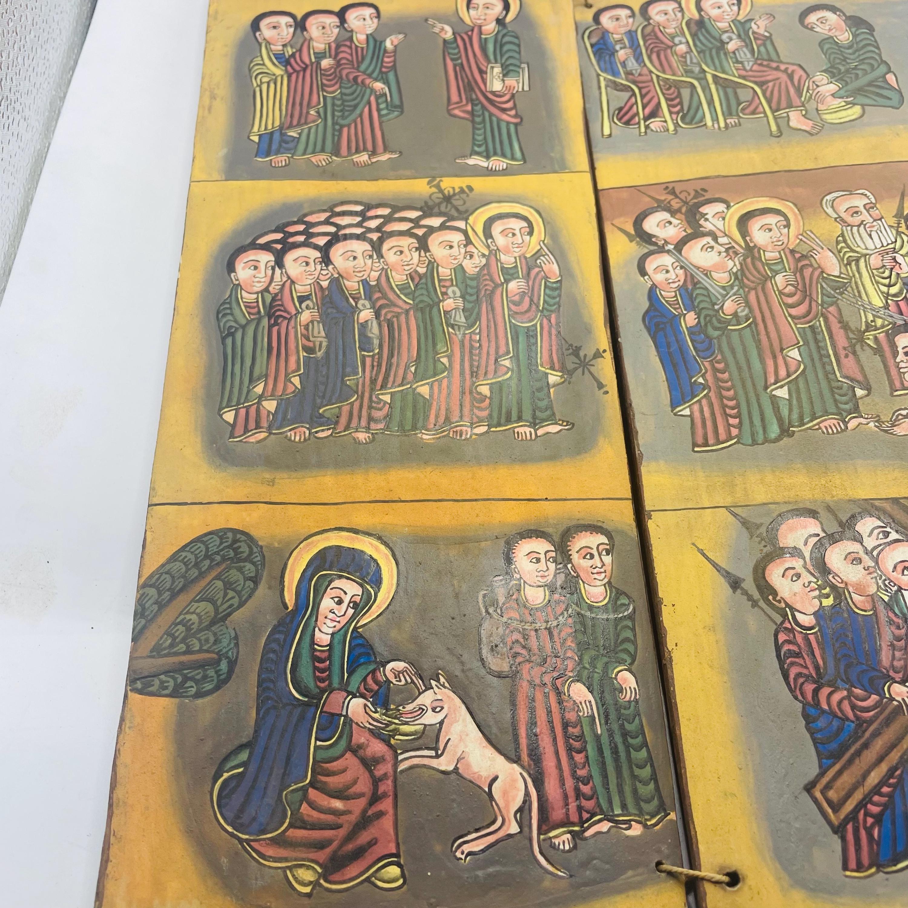 Antique ETHIOPIAN Orthodox Coptic Wood Icon Aksum Hand Painted Icon - Etsy