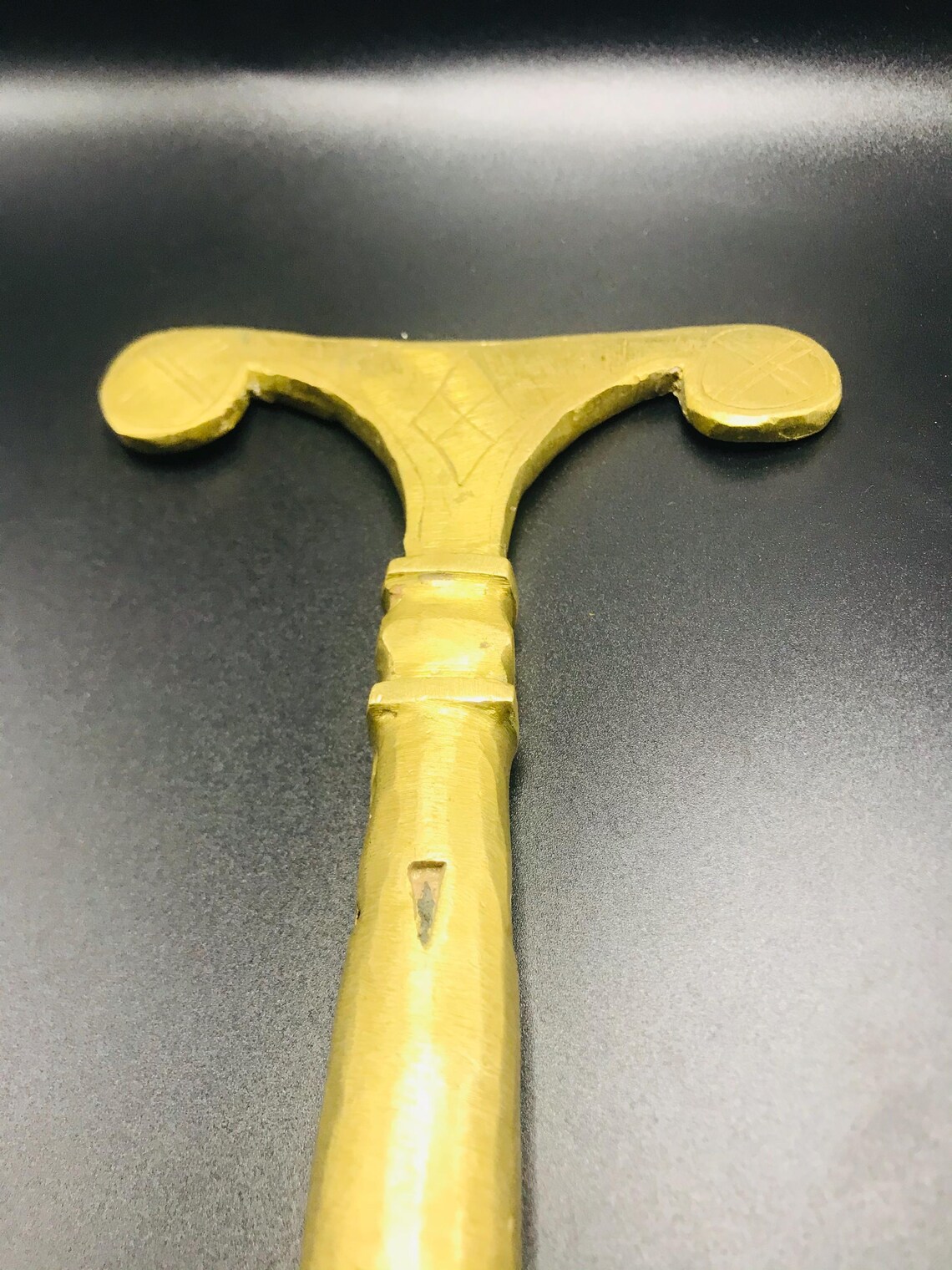 Ethiopian Christian Monk Prayer Stick Head, Monk Armrest, Liturgical ...