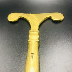 Ethiopian Christian Monk Prayer Stick Head, Monk Armrest, Liturgical ...