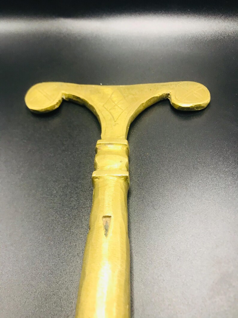 Ethiopian Christian Monk Prayer Stick Head, Monk Armrest, Liturgical ...