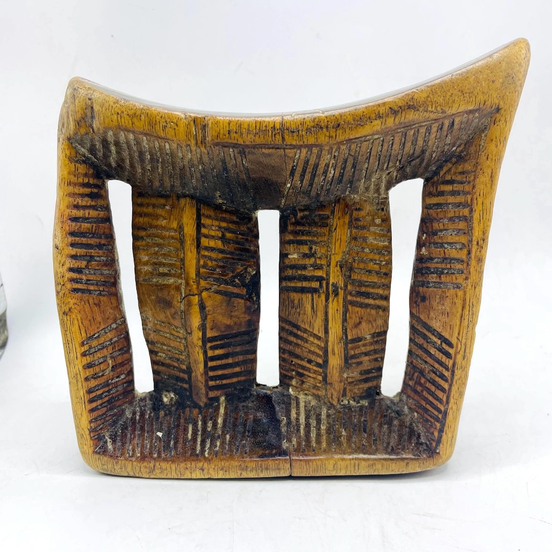 Old Antique Ethiopian Tribal Carved Wood Ethnic Kambata Headrest - Etsy