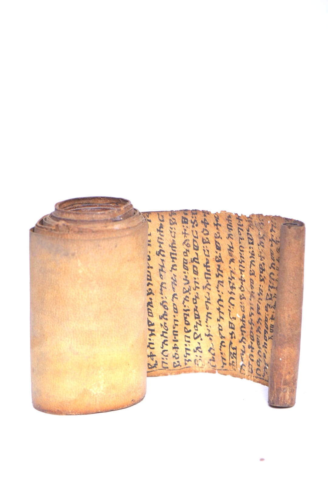 Antique MAGIC ETHIOPIAN SCROLL , Eritrean, Africa. Ethnographic ...