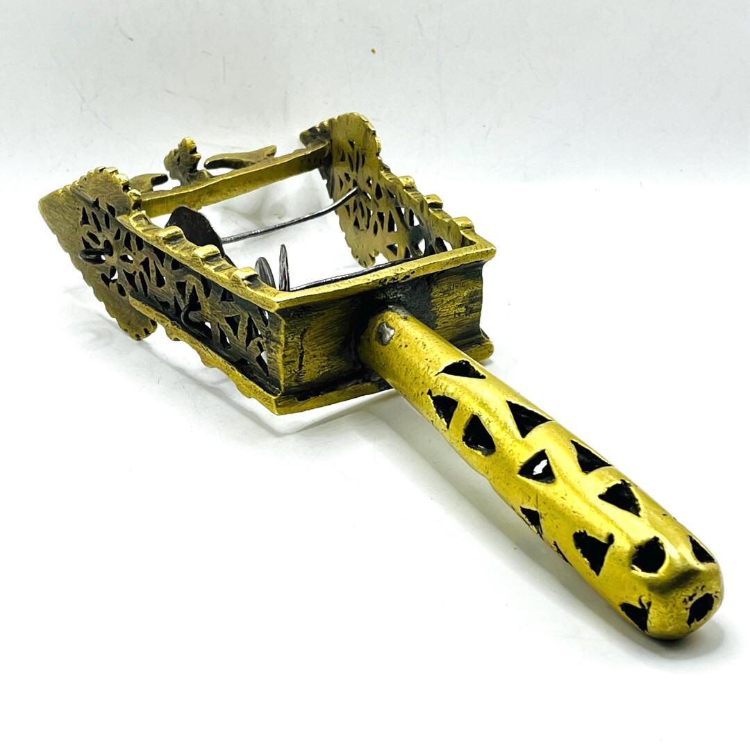 Ethiopian Brass Ceremonial Rattle Tsenatsil Instrument Sistrum - Etsy