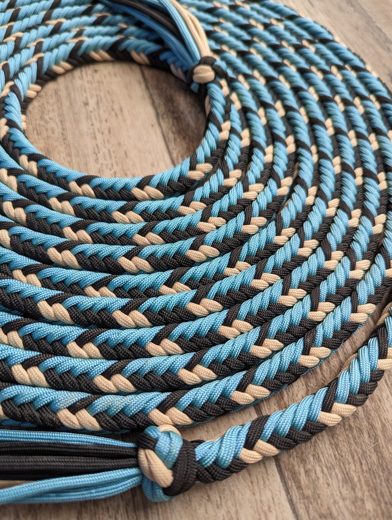 Mecate Reins 22' Snaffle Bit Reins Paracord 10-strand - Etsy