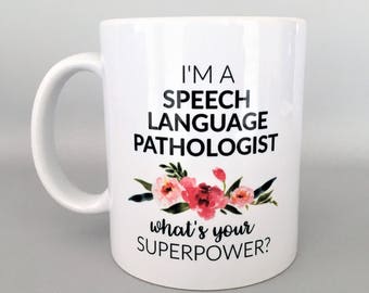 Mug for Speech Language Pathologist Funny SLP Mug Speech
