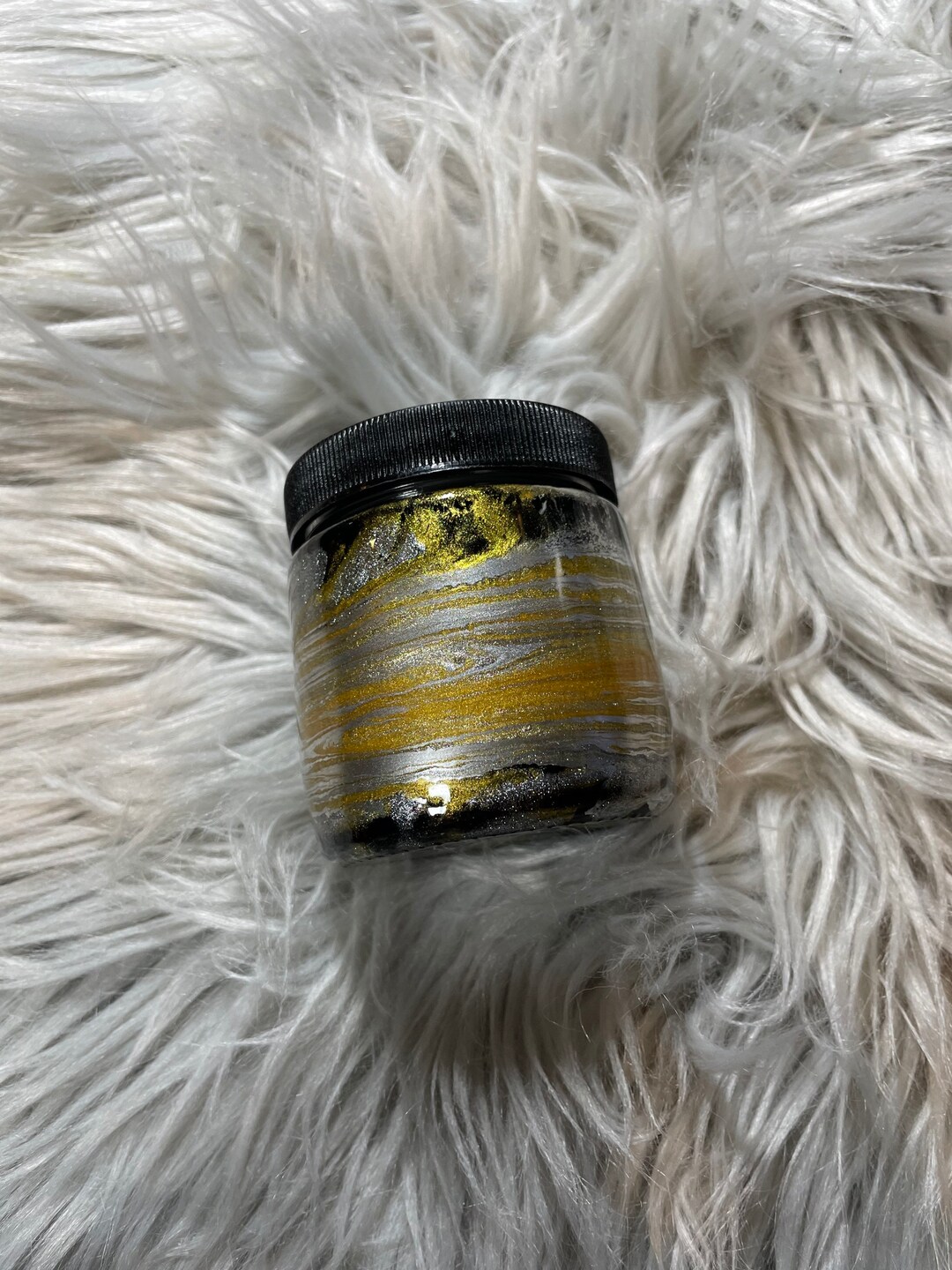 RTS /glass Stash Jar /3oz /silver Gold /stashjar /smell Proof /ready to ...