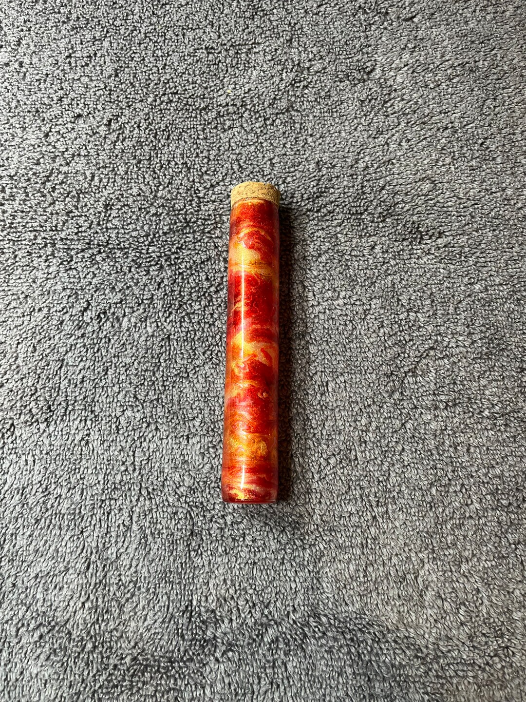 Rts/preroll Holder/glass /orange/red/joint Jar /smell Proof /doob Tube ...