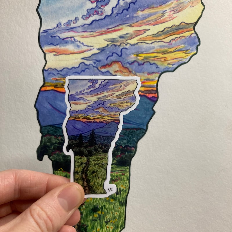 Mountain Stickers - Etsy