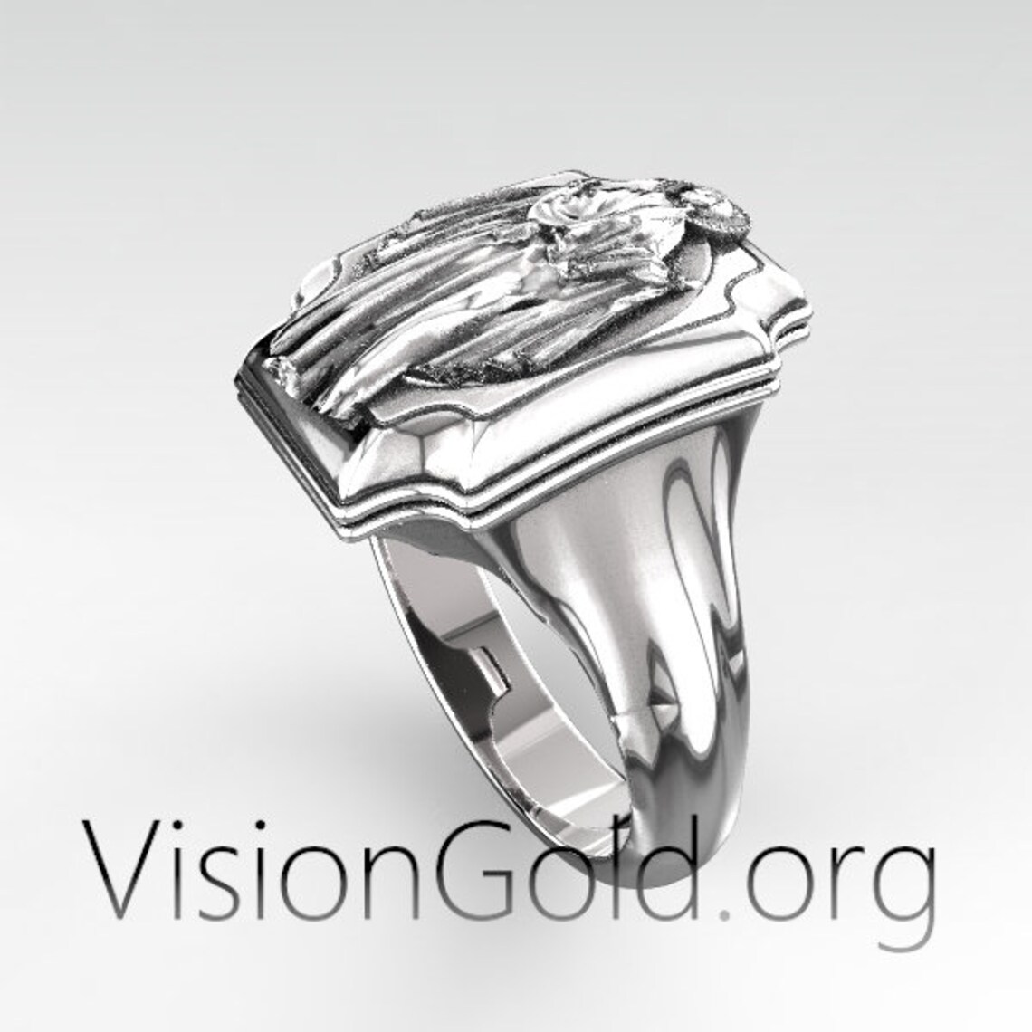 Virgin Mary Ring | Religious Jewelry | Mary Ring in Gold Filled and ...