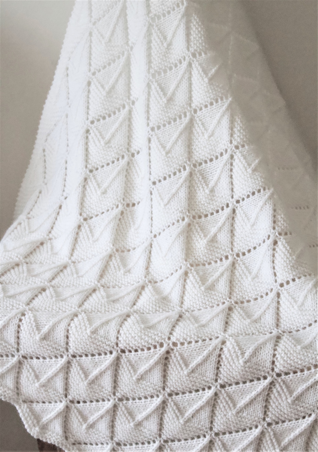 Baby Blanket Knitting Pattern, Ship Ahoy Blanket Pattern, DK Blanket ...