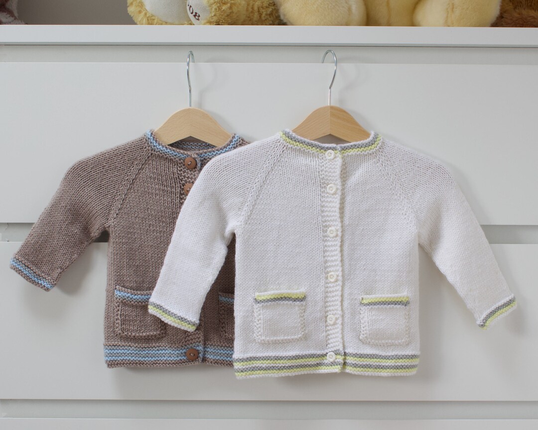 Easy Seamless Baby Cardigan Knitting Pattern, Alex Baby Cardigan, Top ...