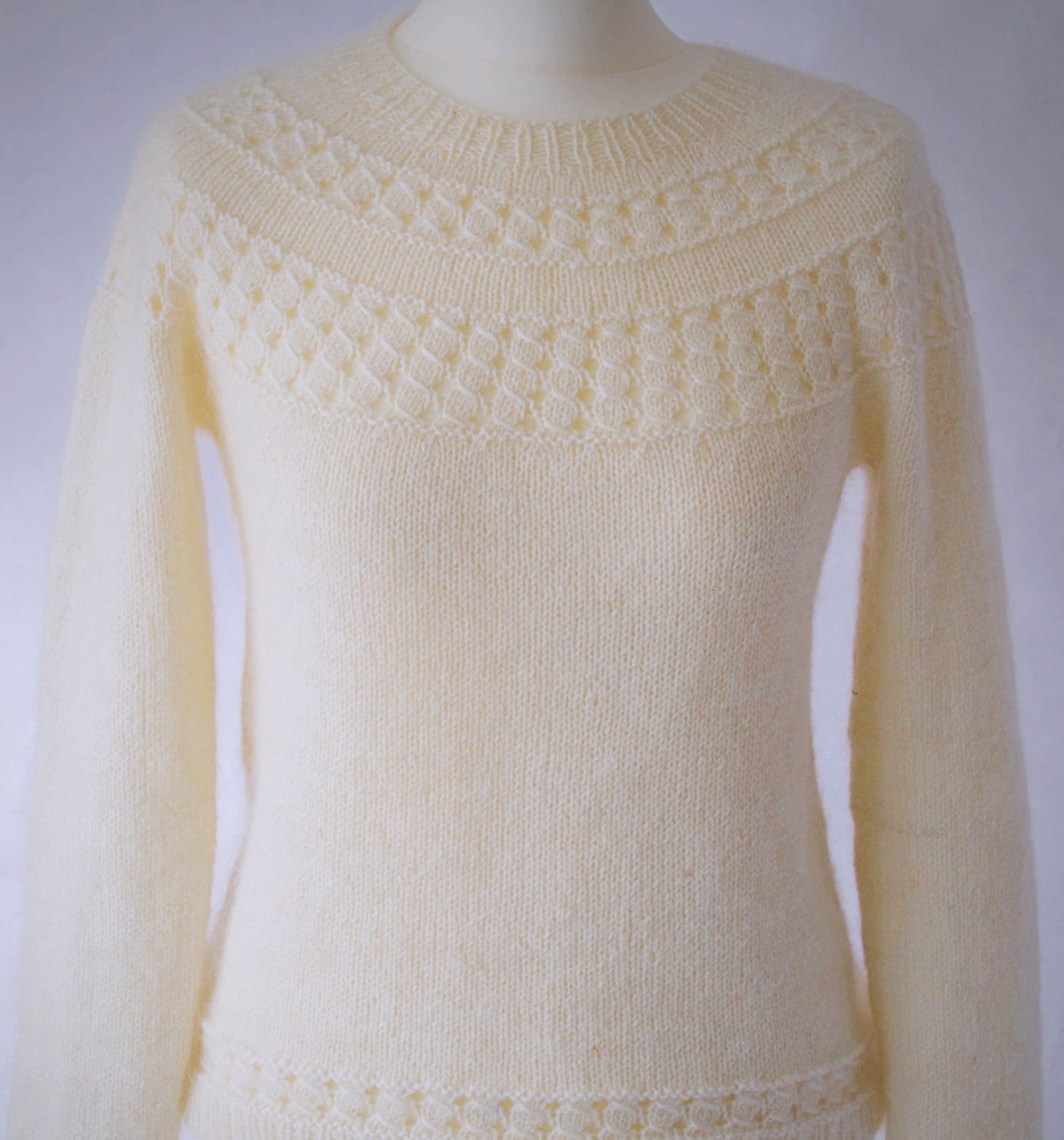 Seamless Yoke Sweater Knitting Pattern Floe Knitting Pattern - Etsy