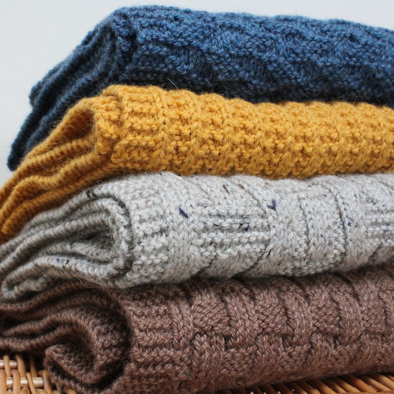 Double Knit Scarf Men - Etsy UK