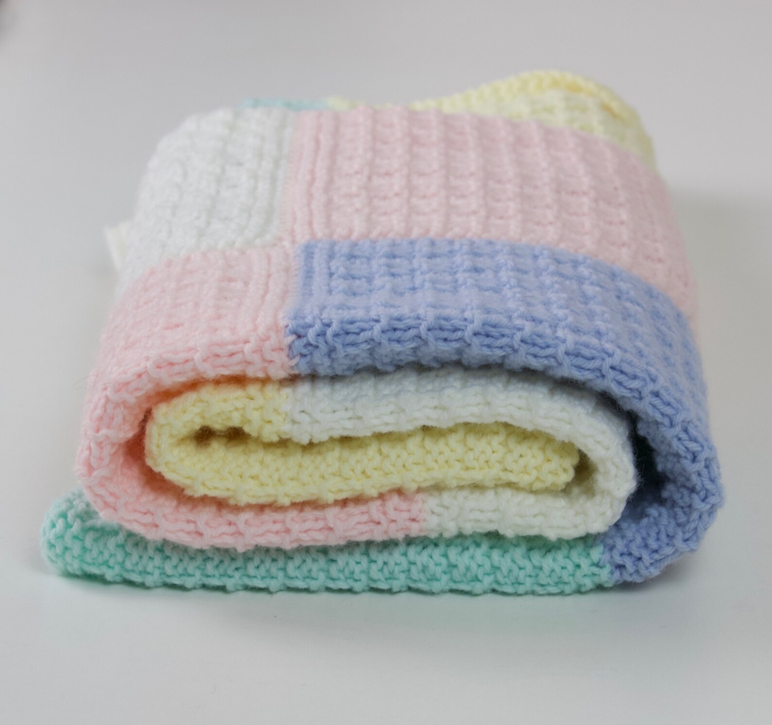 Baby Blanket Knitting Pattern, Patchwork Blanket Knitting Pattern ...