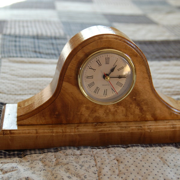 Wood Mantle Clock - Etsy