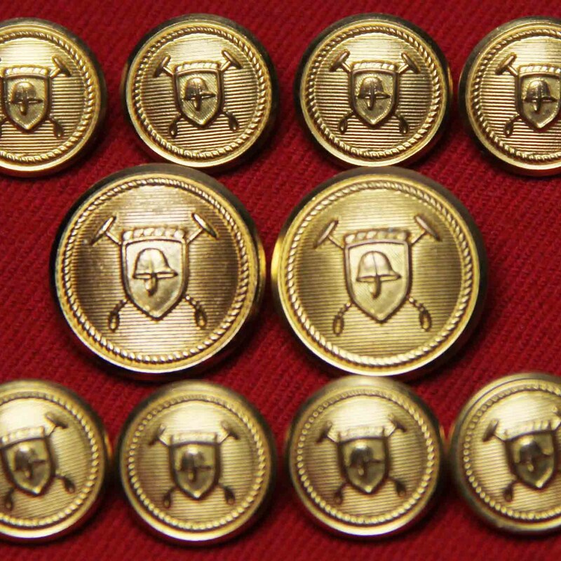 Gold Blazer Buttons - Etsy