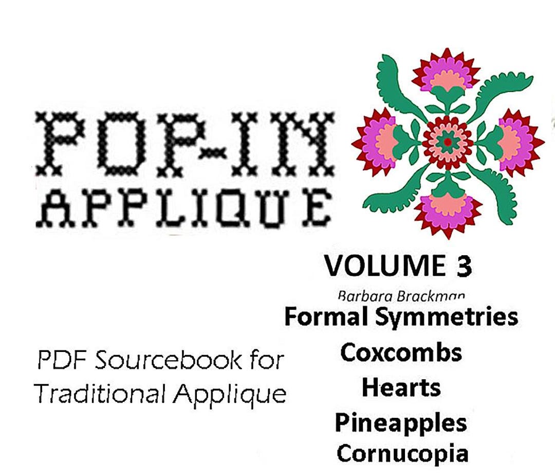 Pop-in Applique-vol.3 of a Sourcebook Series for Traditional American ...