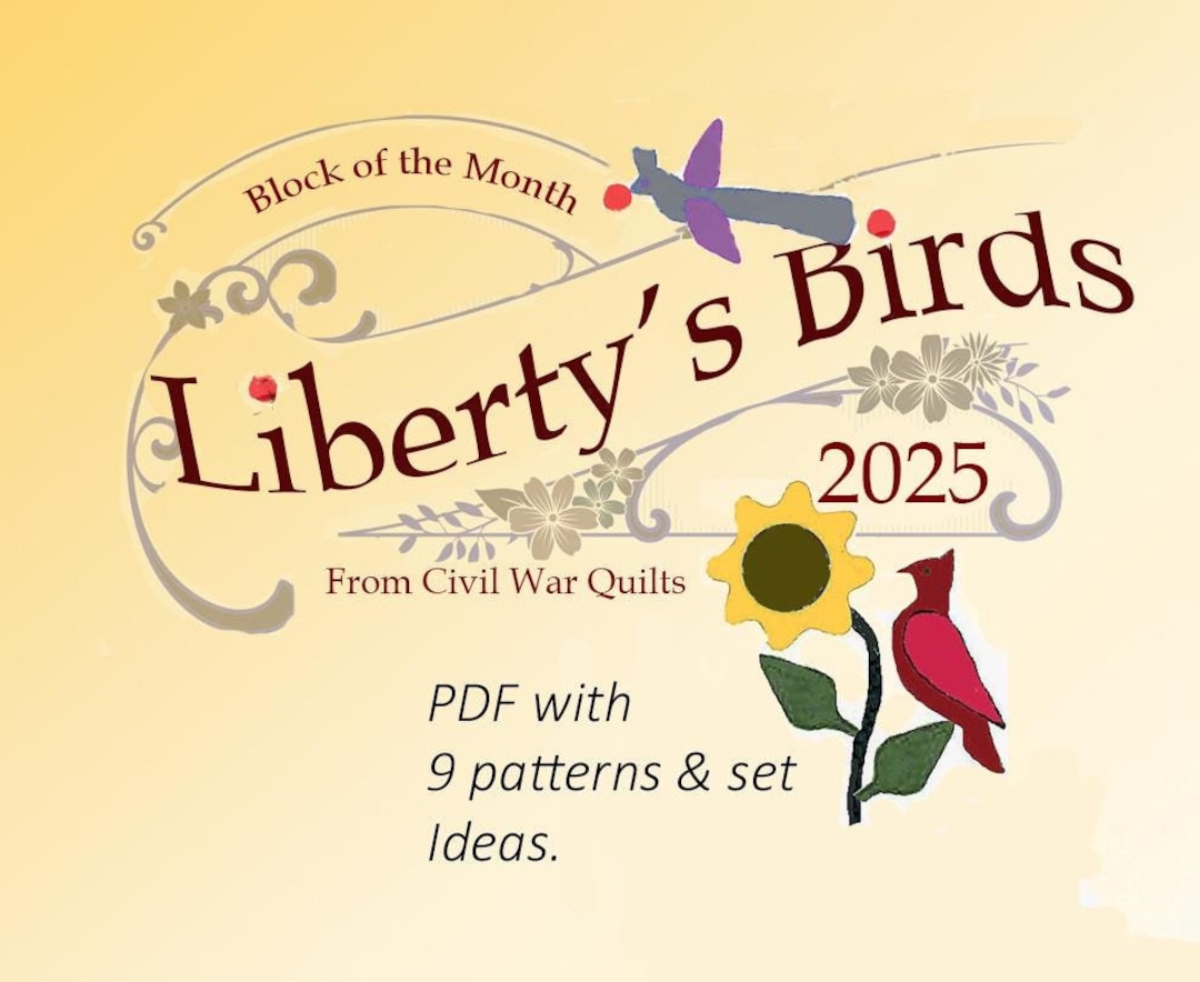 Liberty's Birds: Appliqued Block-of-the Month From Barbara Brackman ...