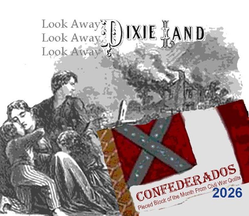 Confederados. Civil-war-themed BOM Quilt Pattern From Barbara Brackman ...