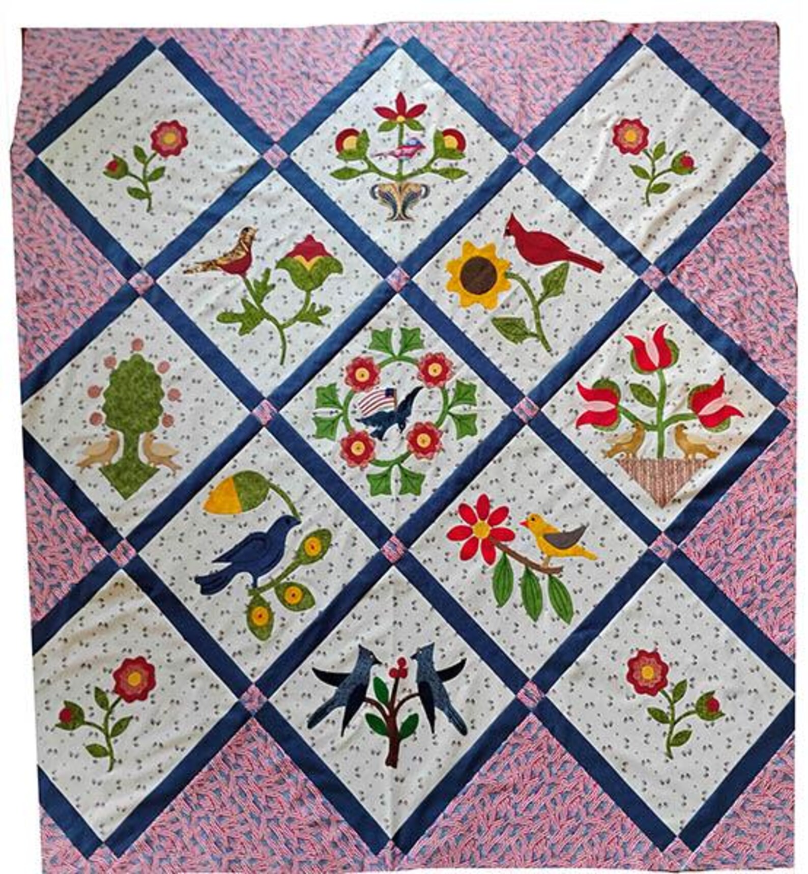 Liberty's Birds: Appliqued Block-of-the Month From Barbara Brackman ...