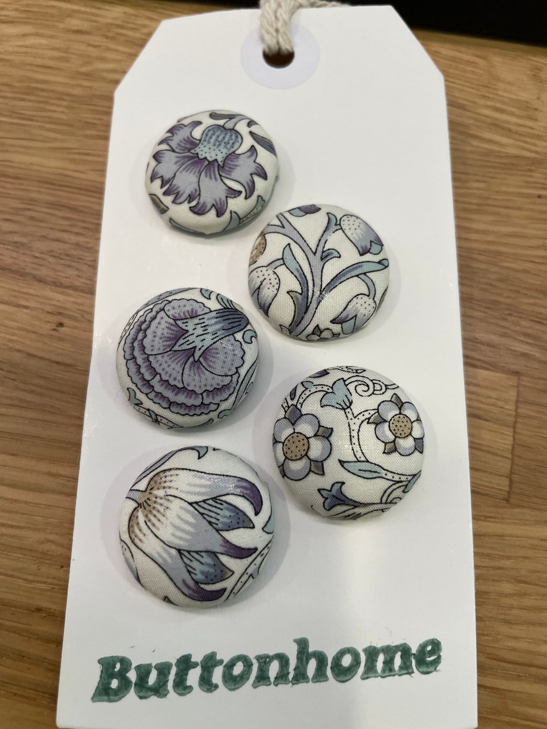 Handmade Fabric Buttons in a Liberty Fabric - Etsy