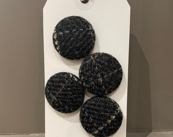 Tweed Buttons | Etsy