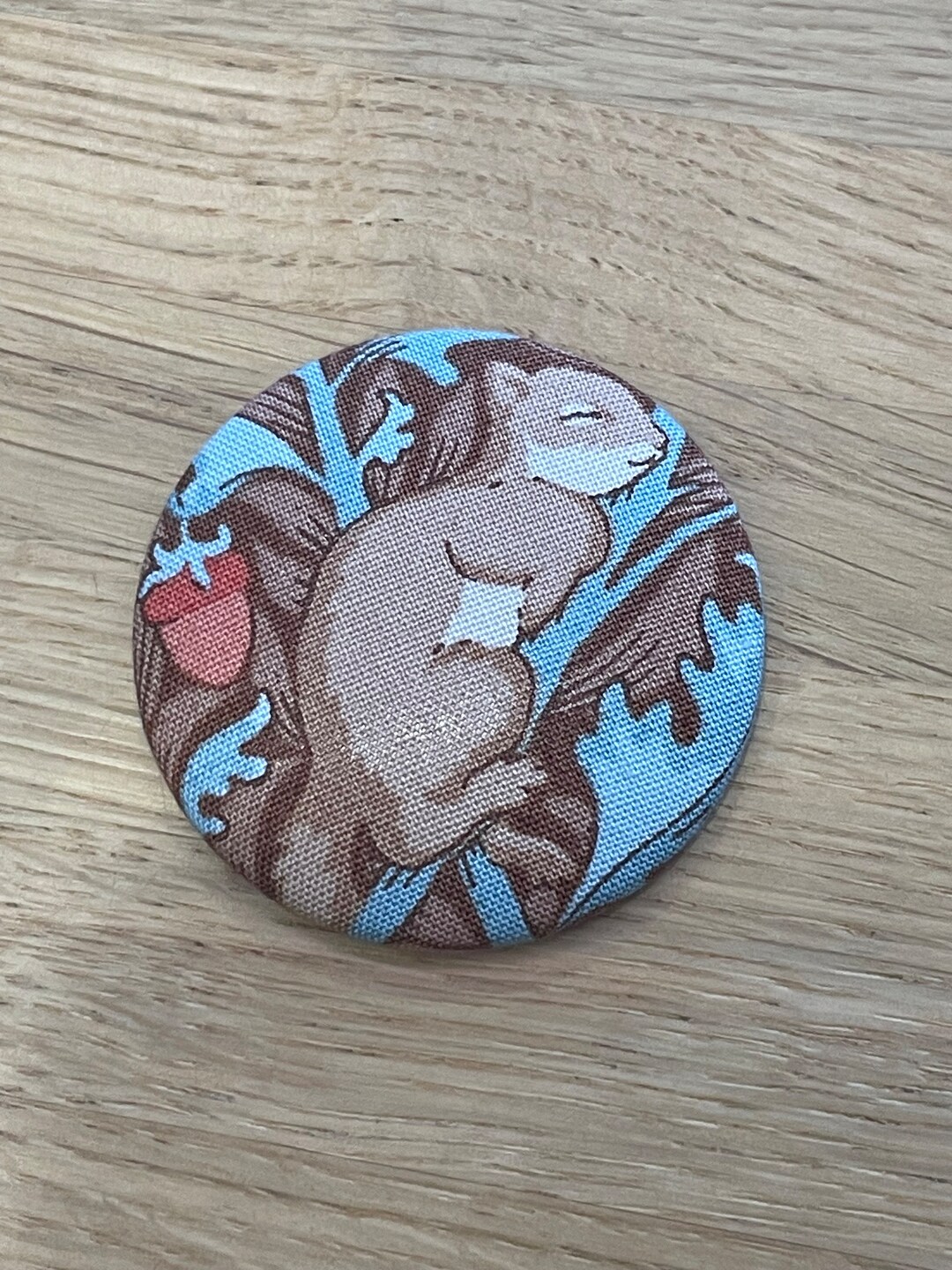 Handmade Fabric Button Magnetic Pin Cushion/needle Holder - Tilda ...