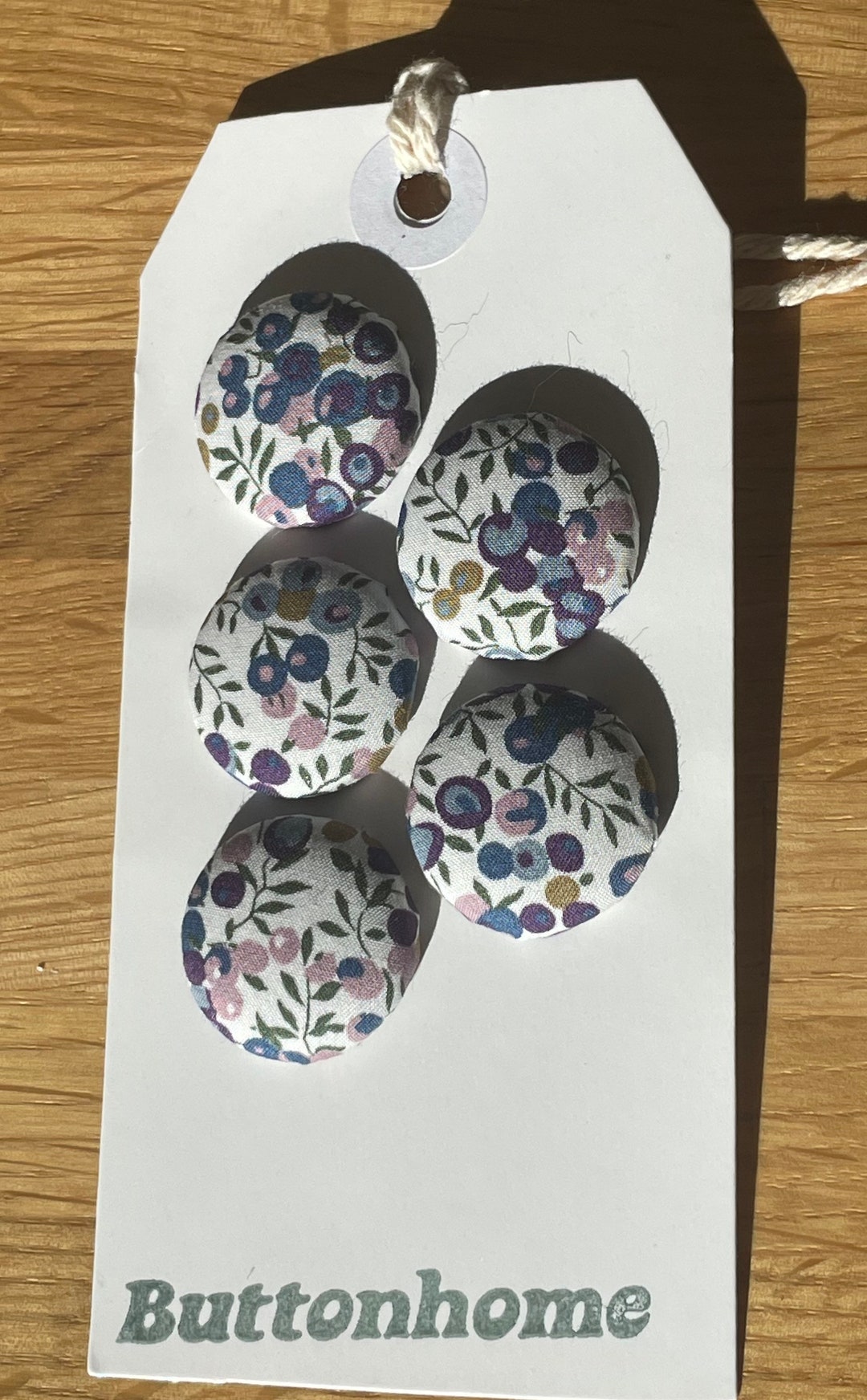 Handmade Fabric Buttons in a Liberty Fabric - Etsy
