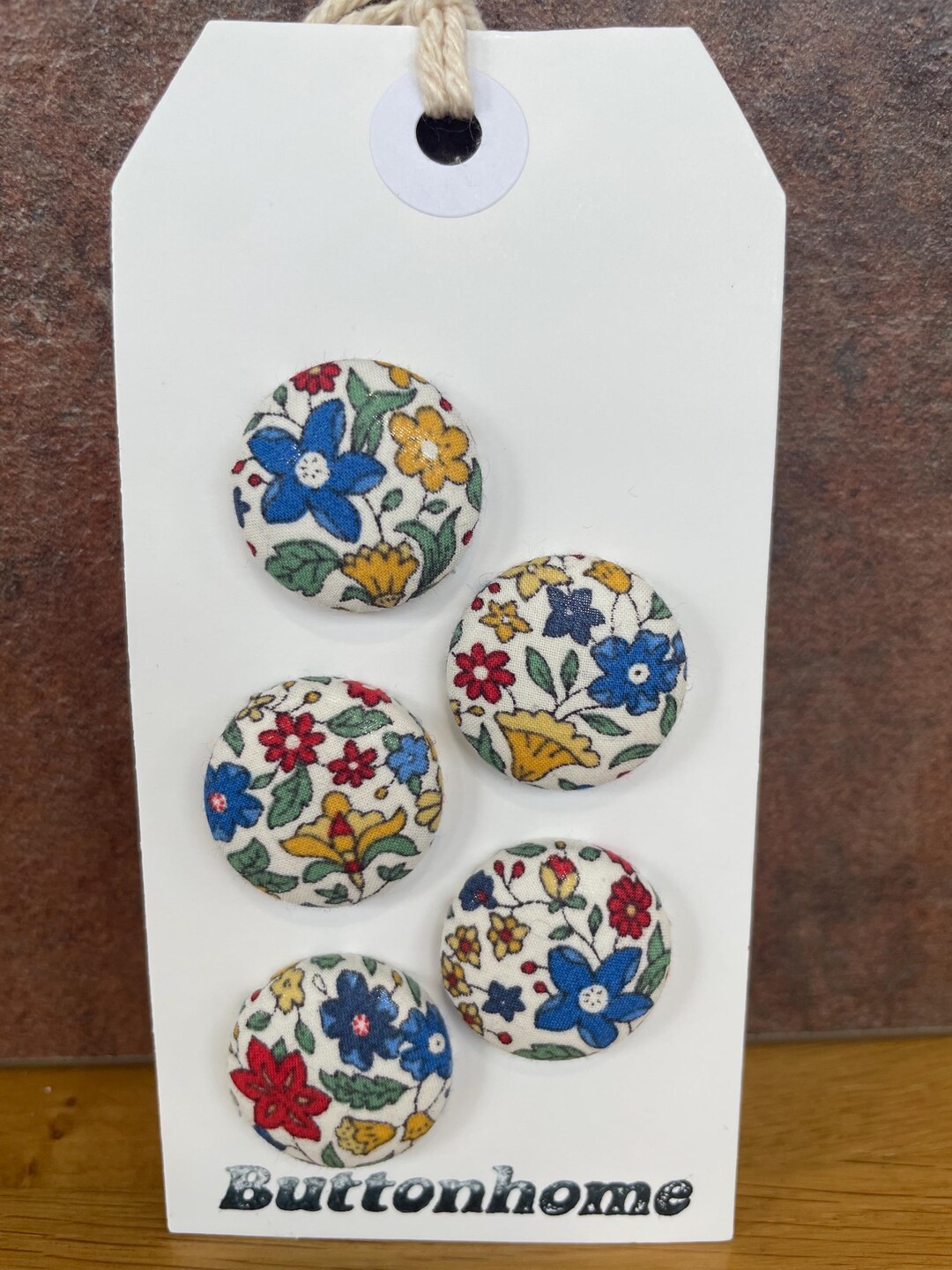 Handmade Fabric Buttons in a Liberty Fabric - Etsy Australia