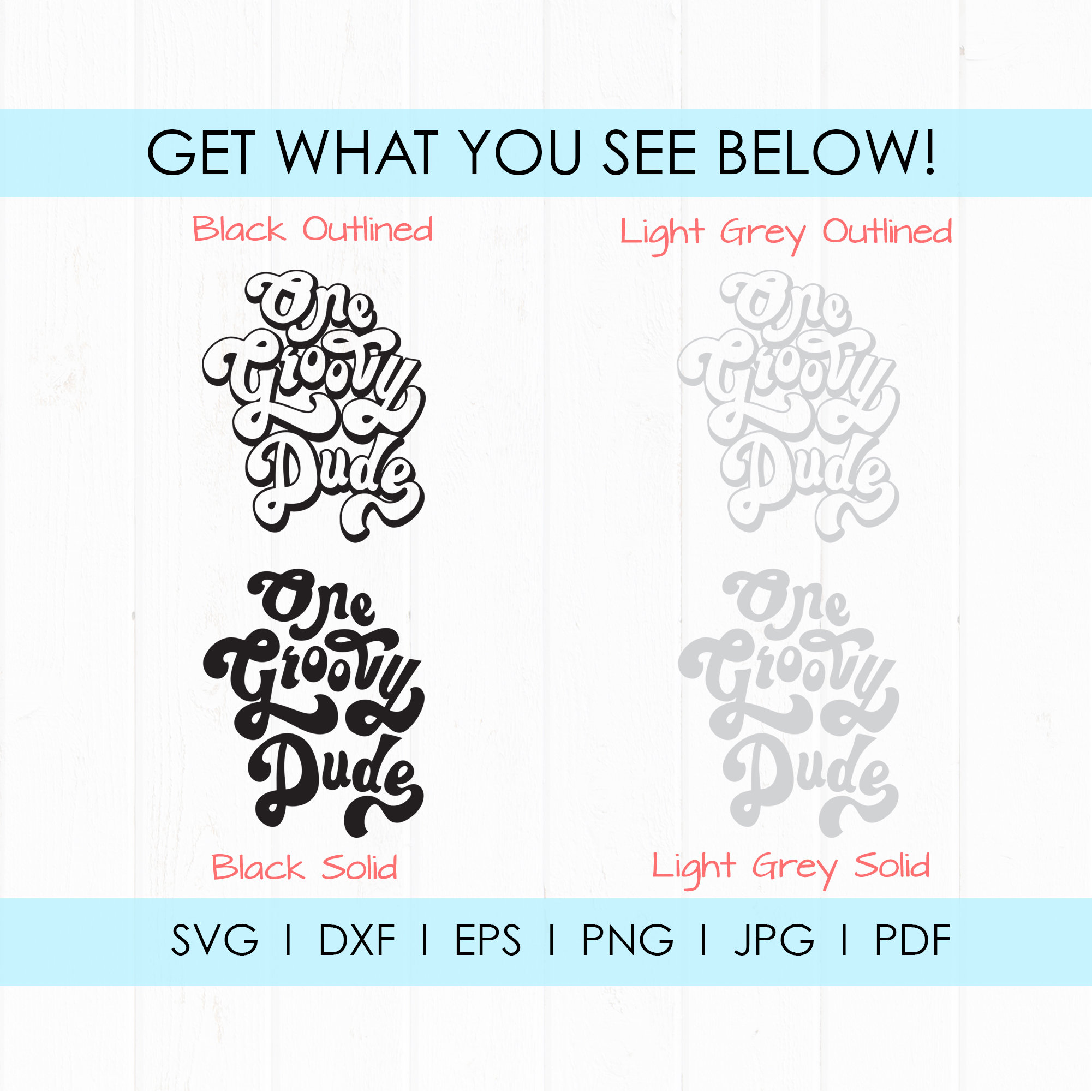 One Groovy Dude Svg Groovy Shirt SVG Png Cutting Files for - Etsy Hong Kong