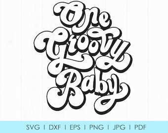 One Groovy Baby Svg - Etsy