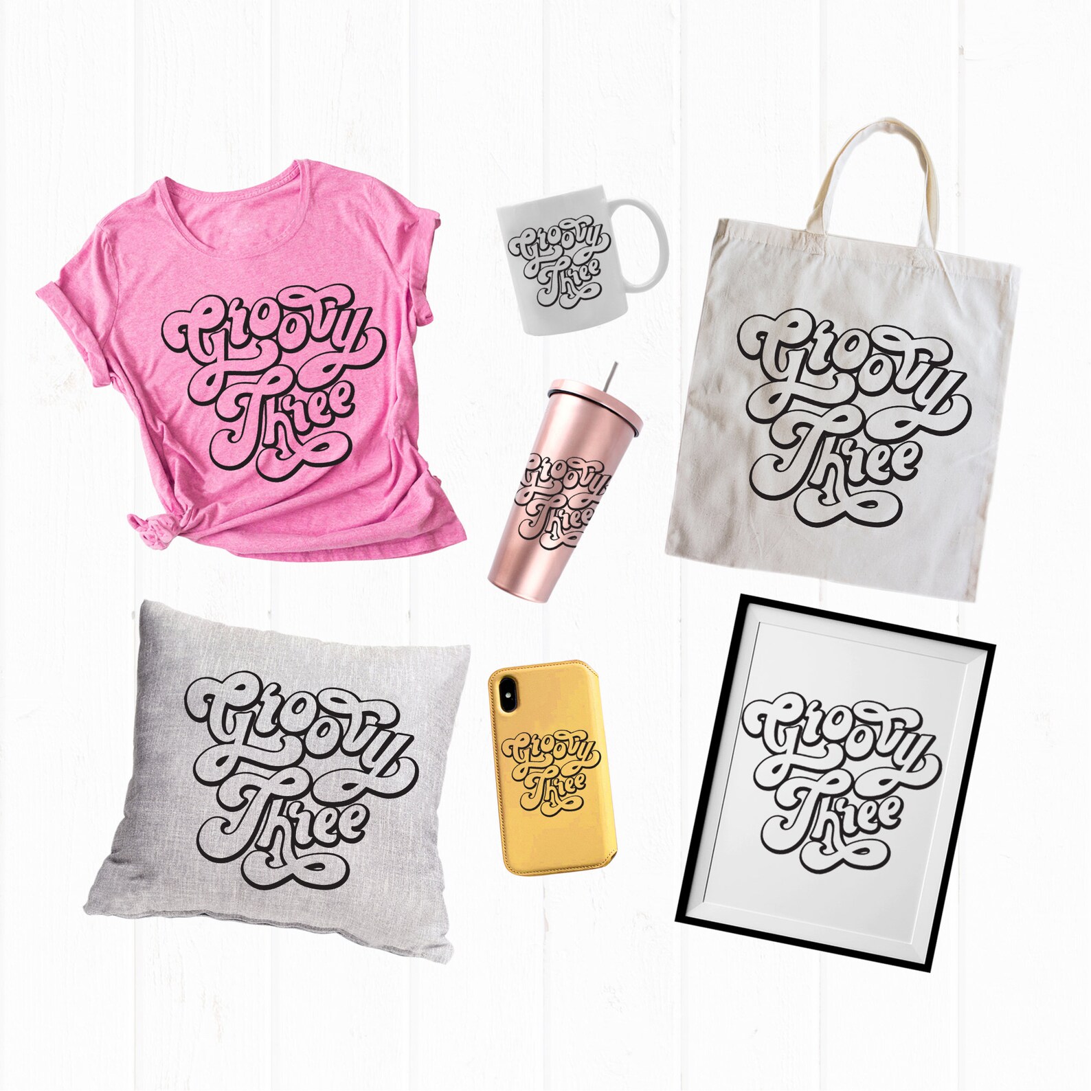 Groovy Three SVG Groovy Shirt SVG Png Cutting Files for | Etsy