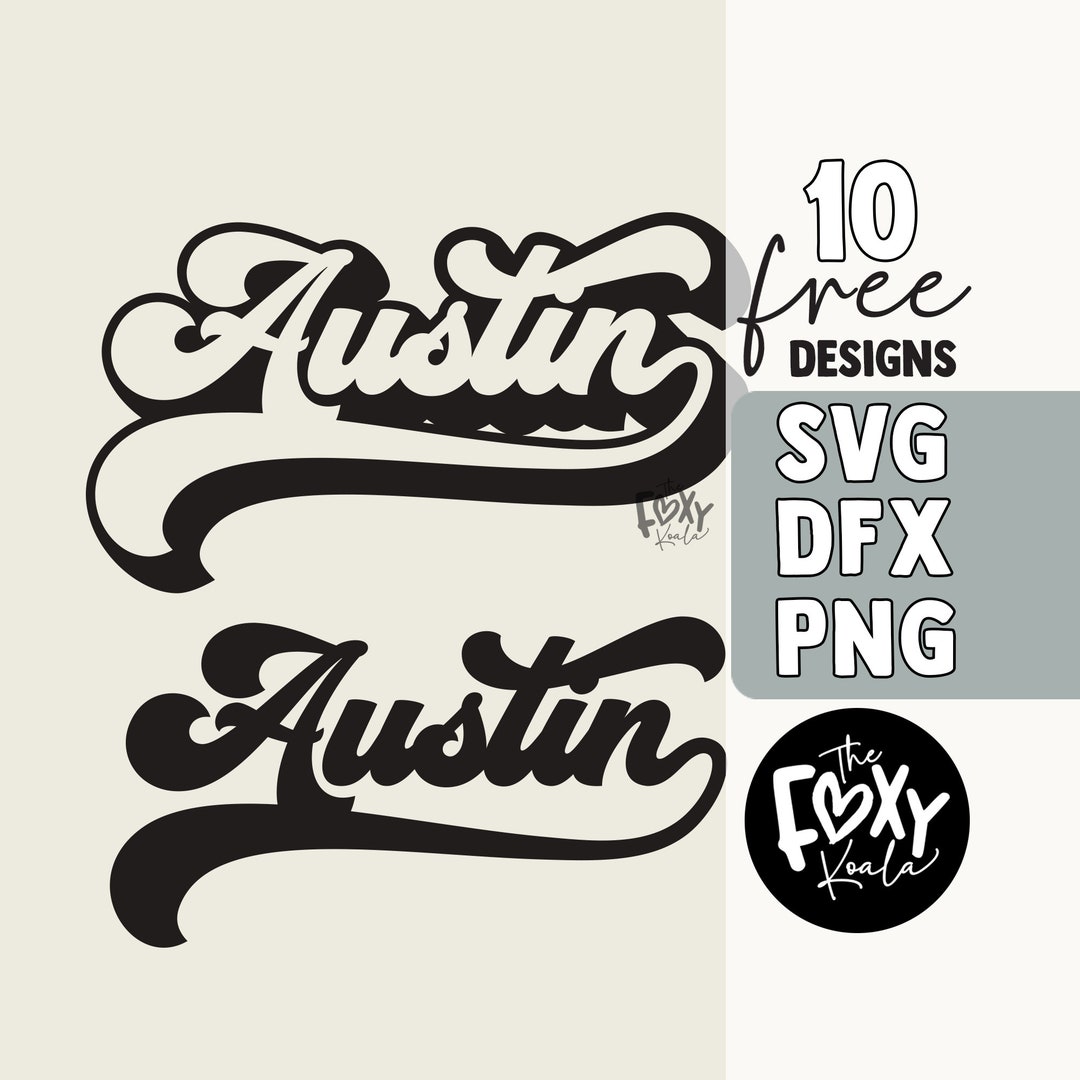 Austin Texas City SVG, Retro Trending Now Digital Best Seller Svg ...